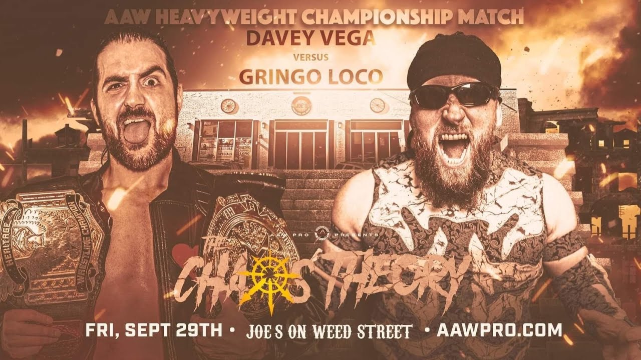 AAW Heavyweight Championship Match: Davey Vega (C) vs Gringo Loco - 9 ...