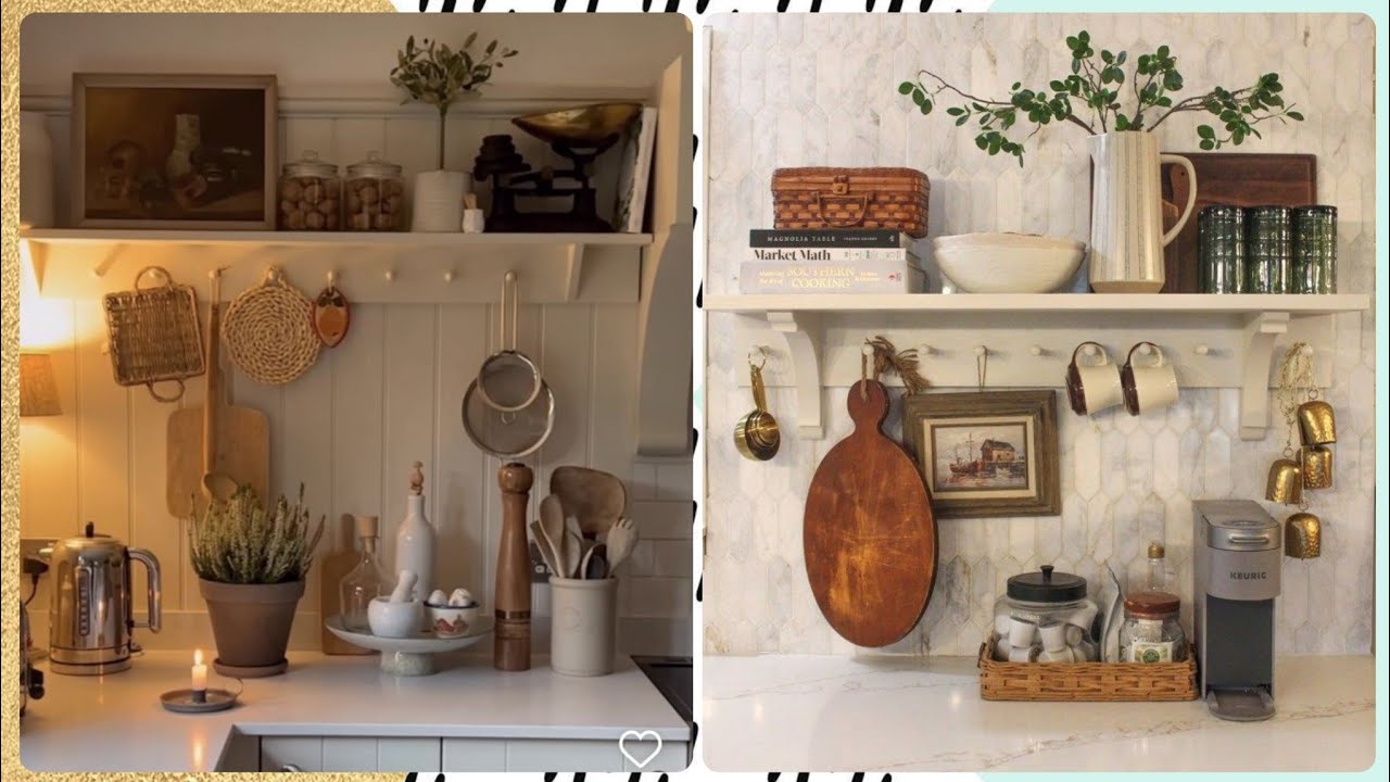 Organize Like a Pro: Kitchen Floating Shelf Inspiration - YouTube