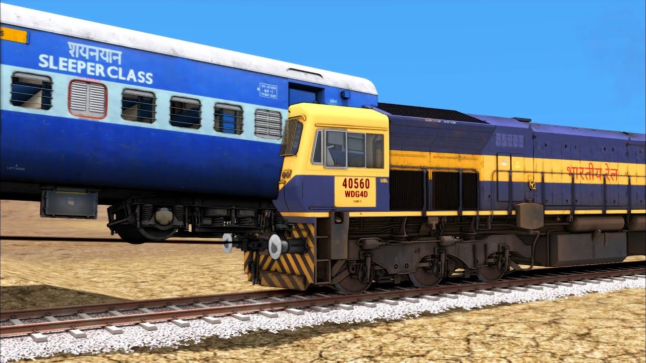 Train Accident — EMD Train Derailment In Mountain Area | Train ...