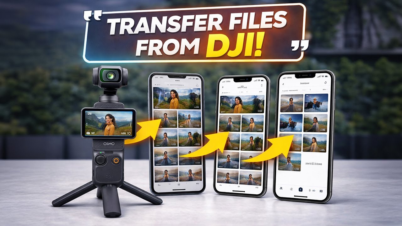 How to Transfer Files From DJI Pocket 3, 2 & 1 | Easy DJI Osmo Pocket ...