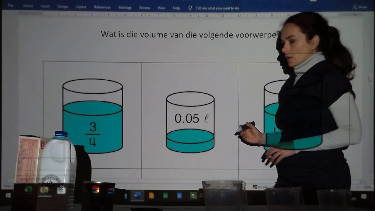 Wiskunde : Graad 6 : Week 8 : 1. Volume en Kapasiteit - YouTube