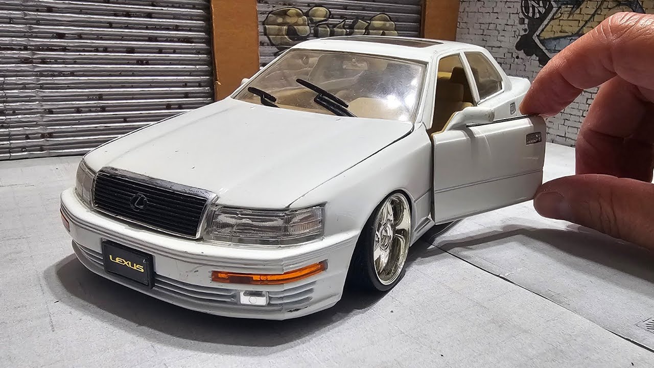 I took my Lexus LS400 VIP to a JDM Model Cars & Coffee 2024 1/18 Scale ...