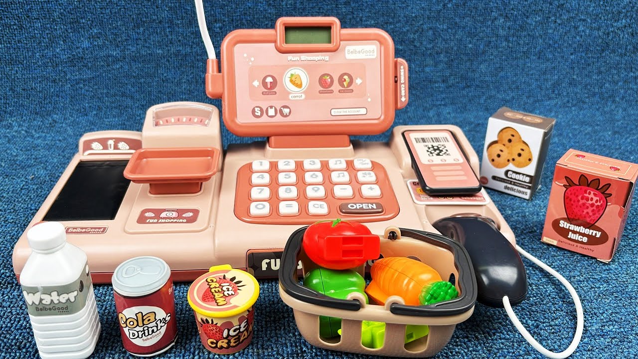 【Toy ASMR】Automatic Cash Register PlaySet ASMR Satisfying with Unboxing ...