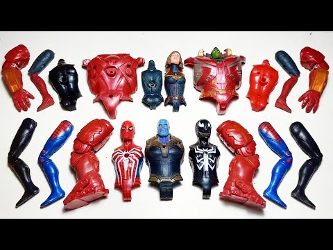 Avengers Toys, Spiderman, Venom, Thanos, Hulkbuster, Captain Marvel