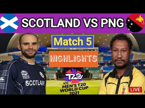 🔴ICCT20 WC : Scotland vs Papua New Guinea | HIGHLIGHTS | SCO vs PNG | URDU & ENGLISH