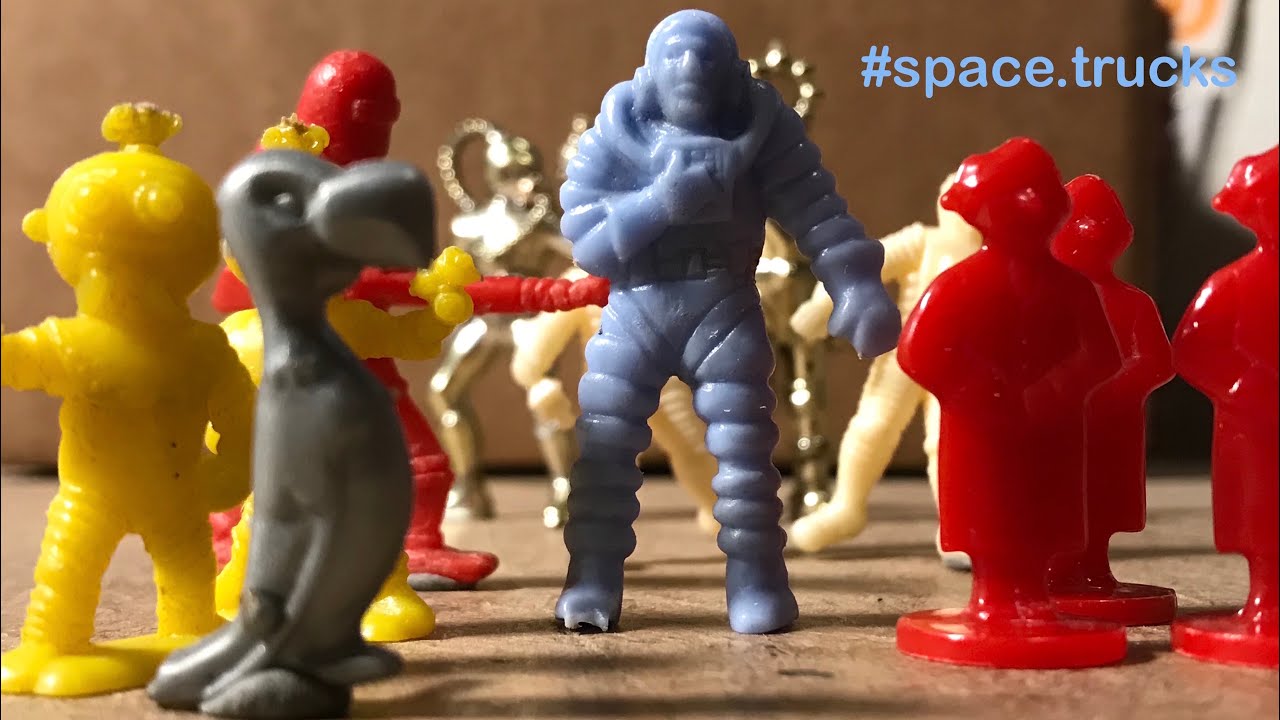 Nosco Cracker Jacks Spacemen 1950s/1960s, Italian Designed Aliens ...