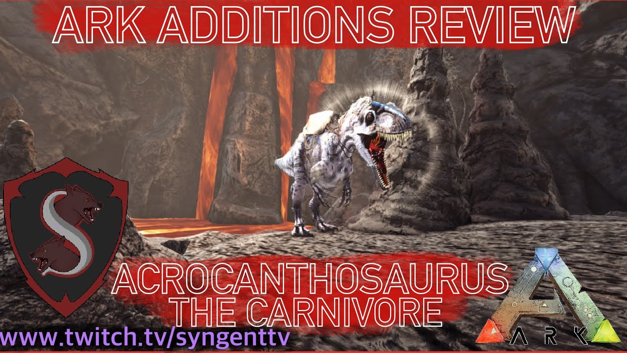 Ark Additions Acrocanthosaurus Review! (Ark Additions Part 1) - YouTube