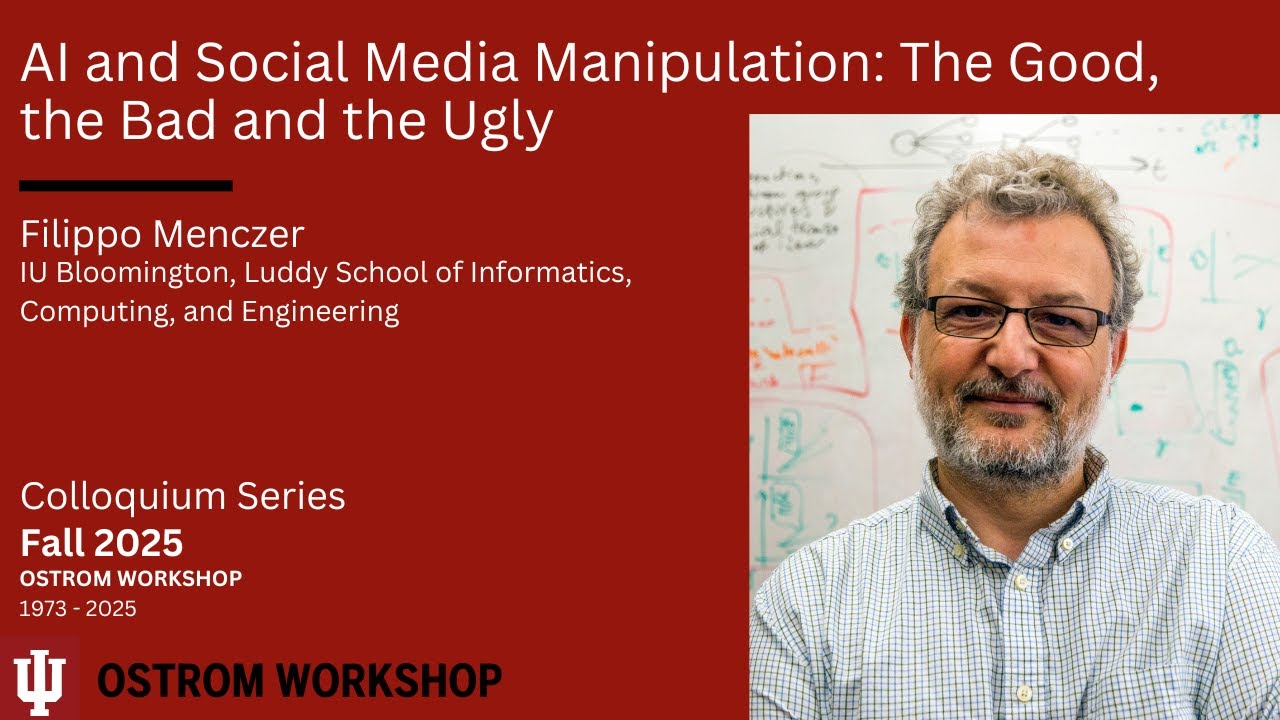 10/20/2025 Colloquium: Filippo Menczer - YouTube