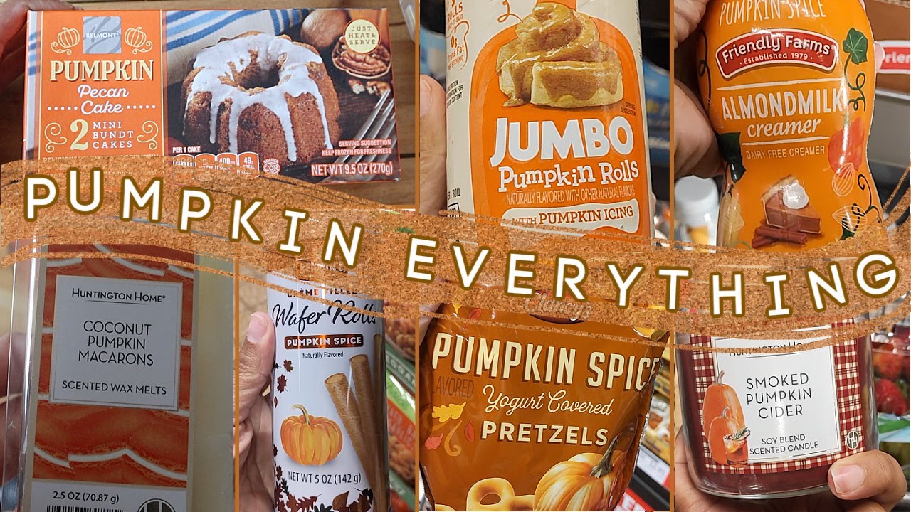 Aldi Fall Products 2021 Every Pumpkin Product Haul And Taste Test
