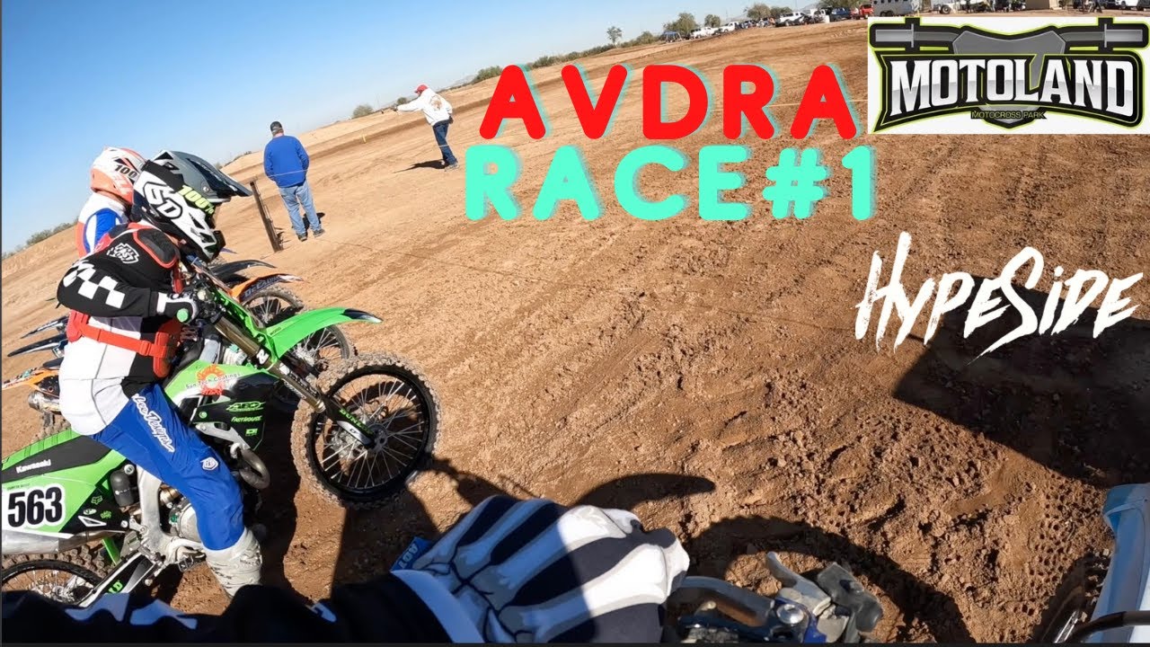 1st OFFICIAL Dirt Bike Race! AVDRA Race #1 @ MotolandMx - YouTube