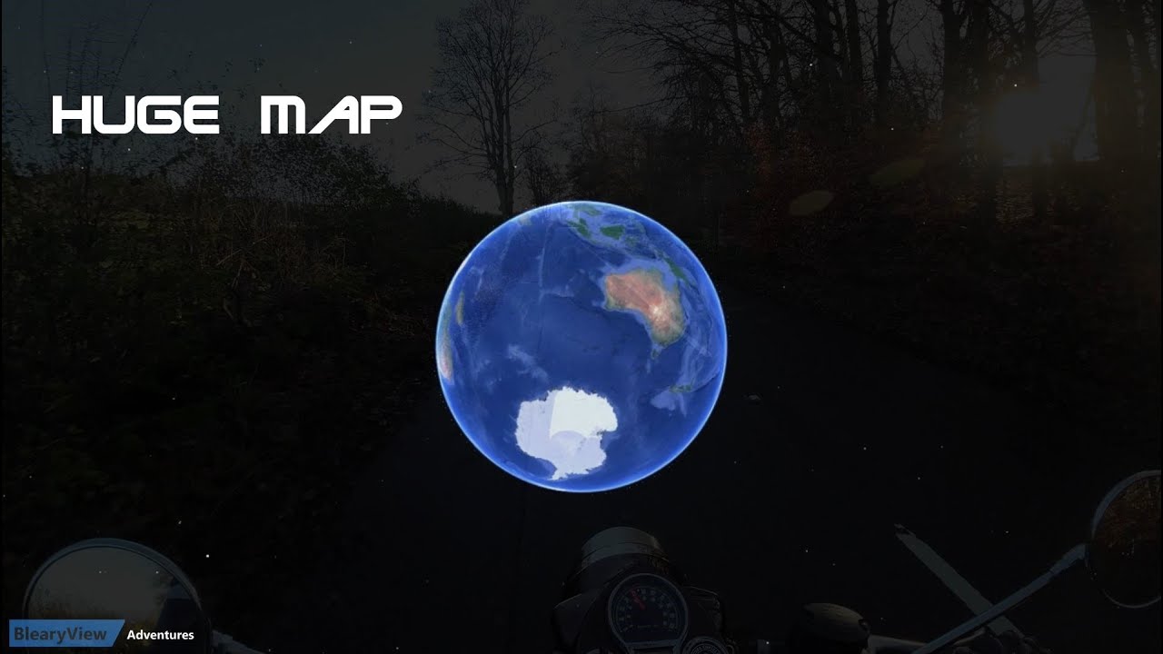 Huge Map | Carrot Hill | Royal Enfield Classic 350 | Why BlearyView ...