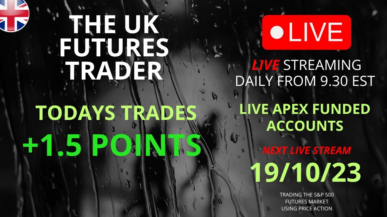 *LIVE (DAILY) ES Futures trading* - YouTube