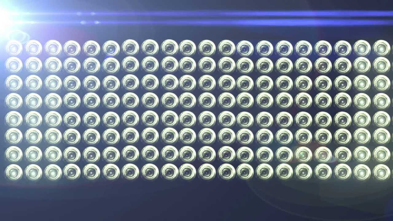 Big Horizontal Flashing Floodlights With Lens Flare 2 - free HD vfx ...