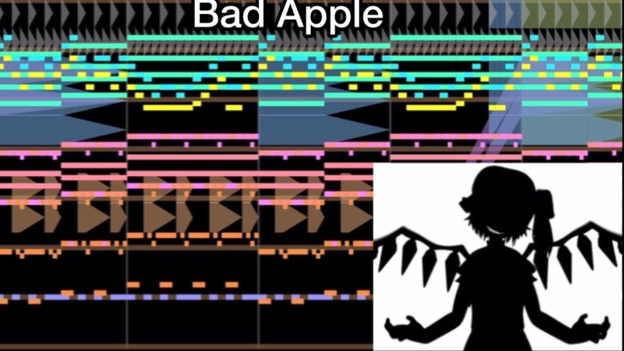 Bad Apple - Touhou 8 Bit Remix (Beepbox) - YouTube