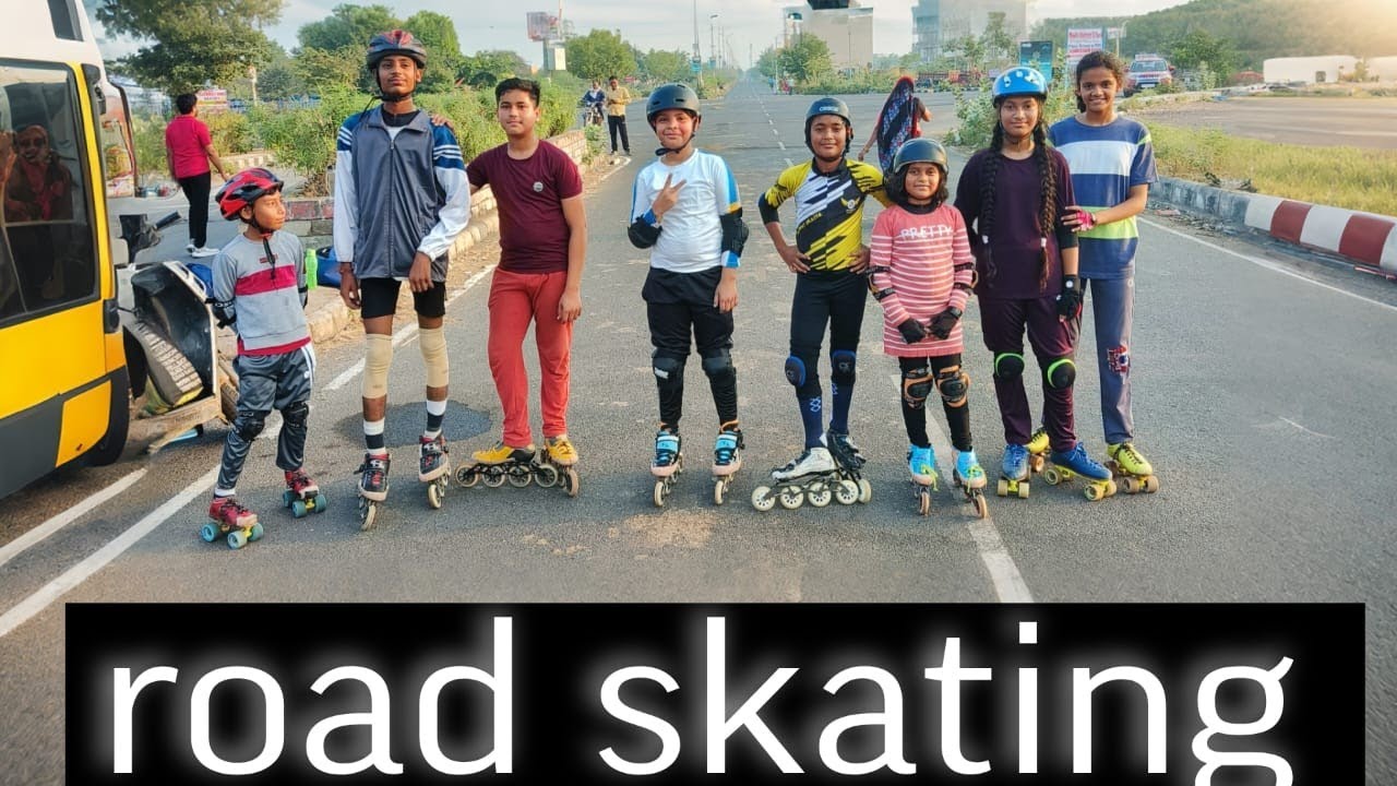 road prectice | road skating | learn road skating - YouTube