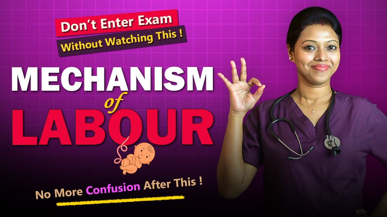 Mechanism of Labour Explained | 7 Cardinal Movements | Nursing Lecture ...