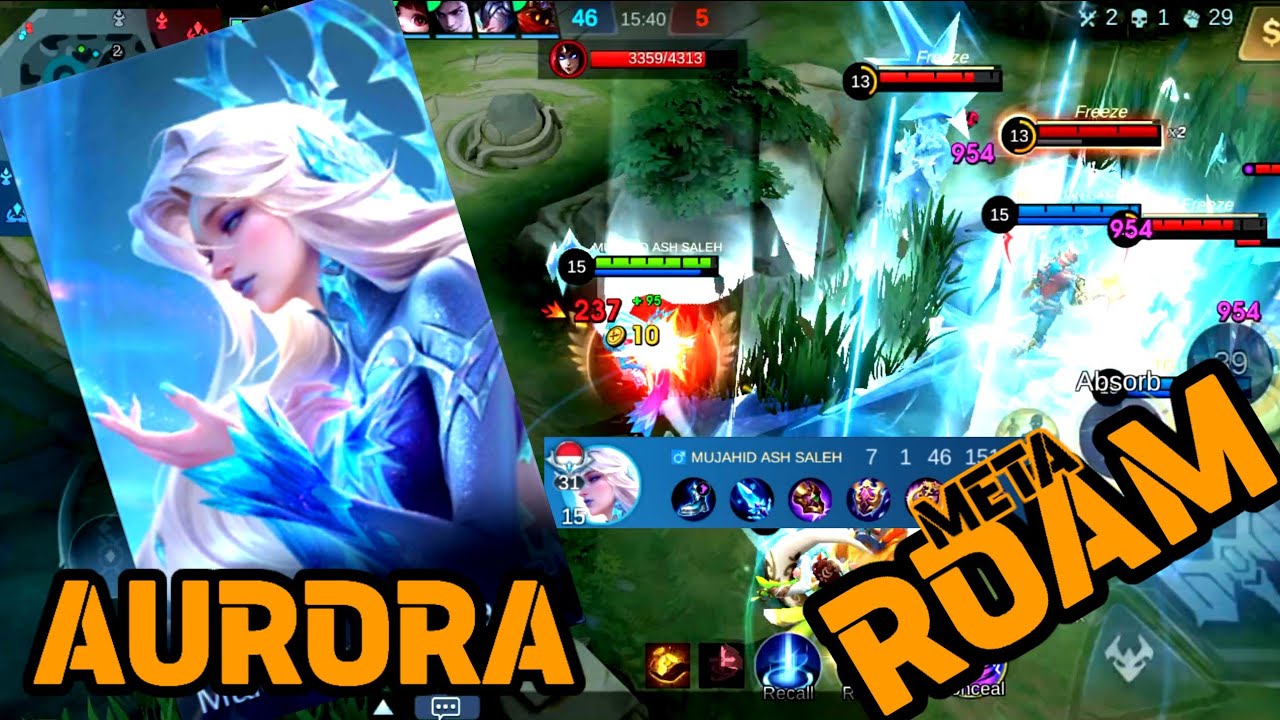 AURORA ROAM BIKIN MUSUH GA BISA KABUR AUTO JADI ES BATU - AURORA MOBILE ...