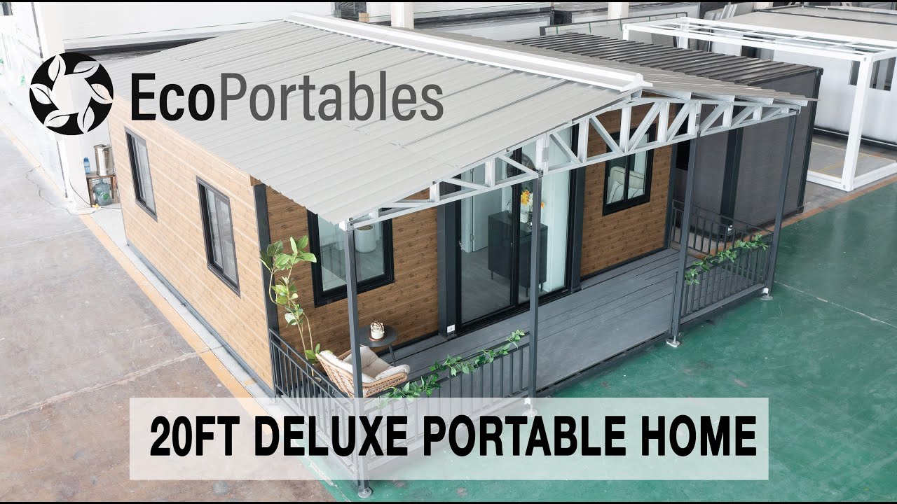 20ft Deluxe Portable Home | Eco Portables | Affordable Living ...