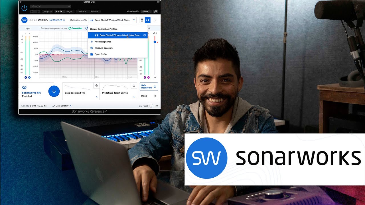 Sonarworks Reference 4 | Corrección Acústica de audífonos - YouTube