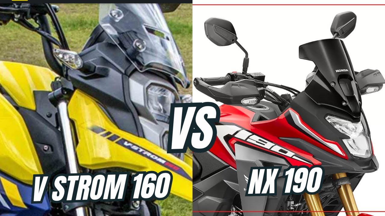 V-Strom 160 vs Honda NX 190 🔥 ¿Cuál es la mejor moto para aventura y ...
