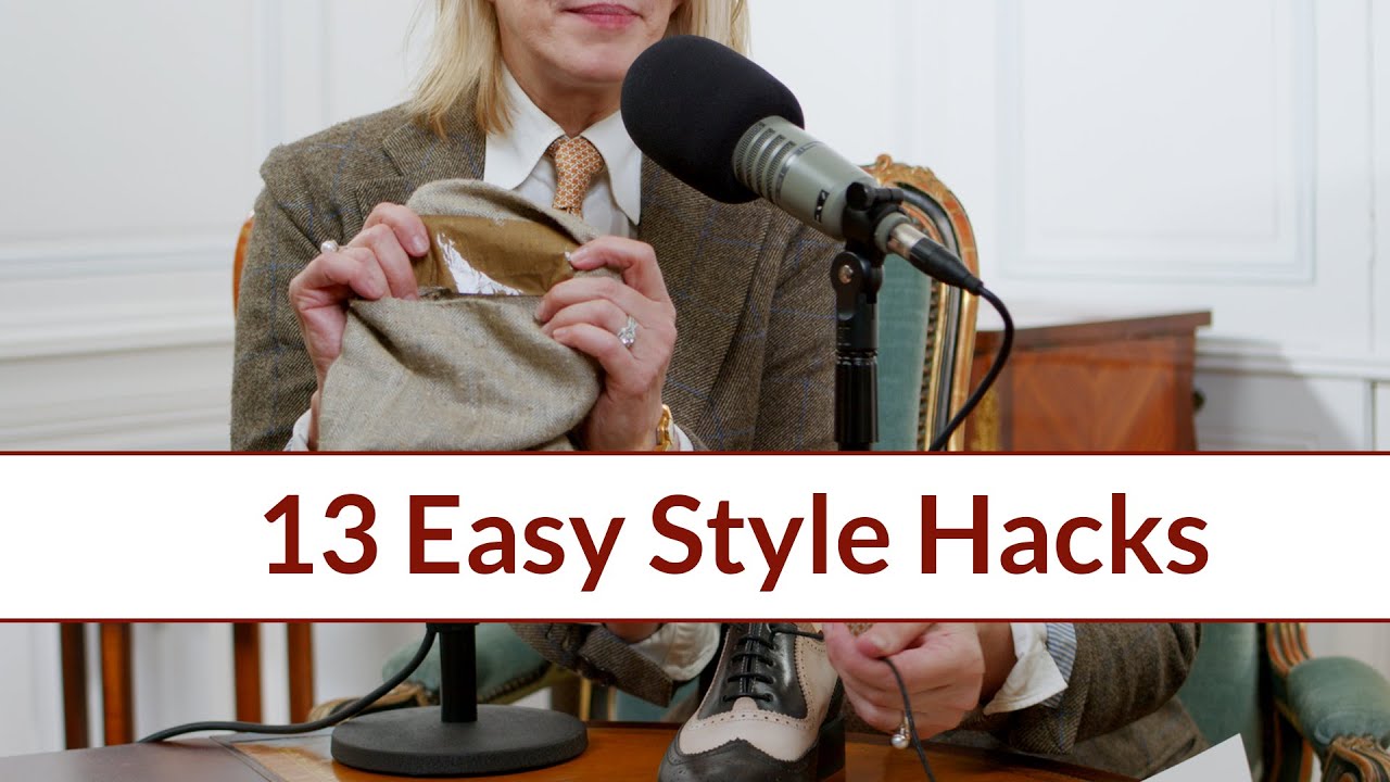 13 Easy Style Hacks you'll use more than you think! - YouTube