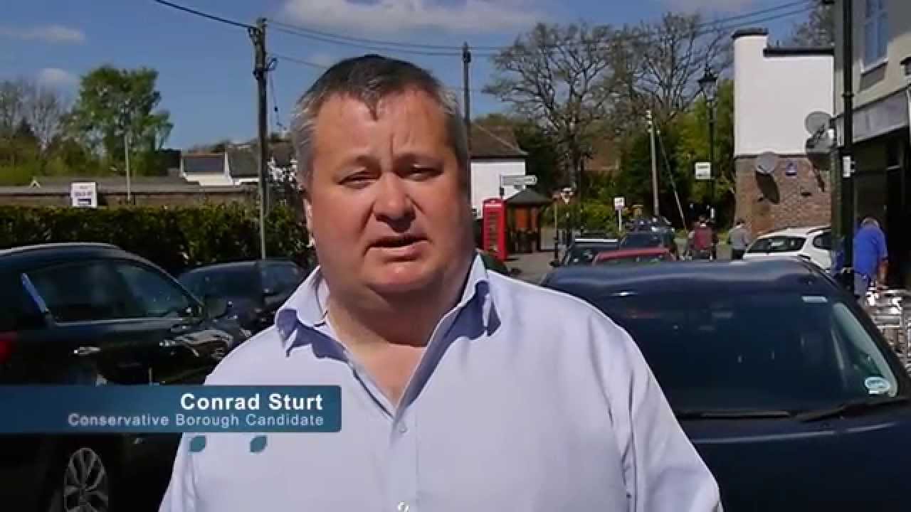 Conrad Sturt on Windlesham Traffic Issues - YouTube