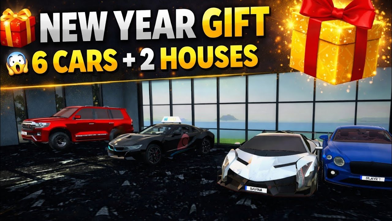😱 New Year Gift Opened | 6 Cars + 2 Houses | Car Simulator 2🥱 Gammer ...