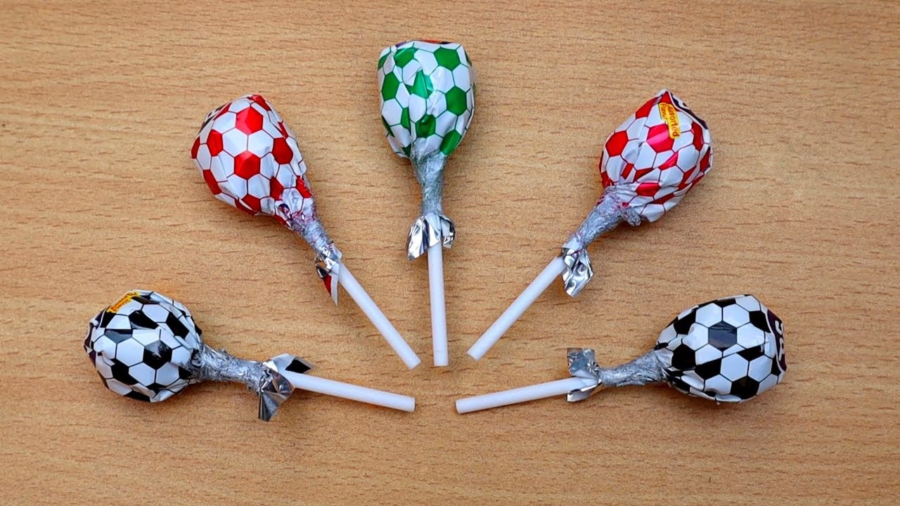 Yummy Rainbow Lollipops ASMR Unpacking - How To Cutting Rainbow ...