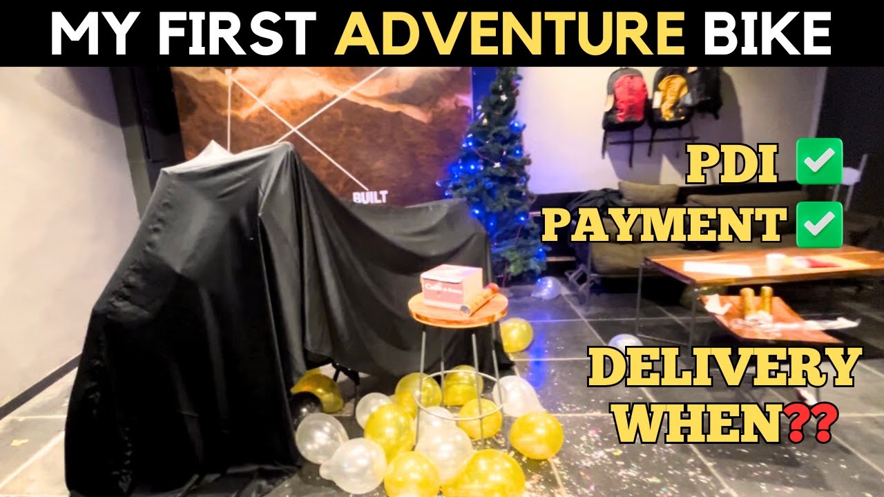 Finally Apni First Adventure Bike aa gayi showroom me and PDI bhi kar ...