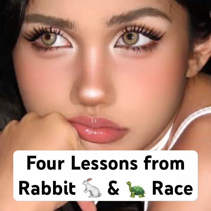 4 Lessons from Rabbit & Turtle Race खरगोस कछुवेका कहानी #funny #learning #shortvideo #short ...