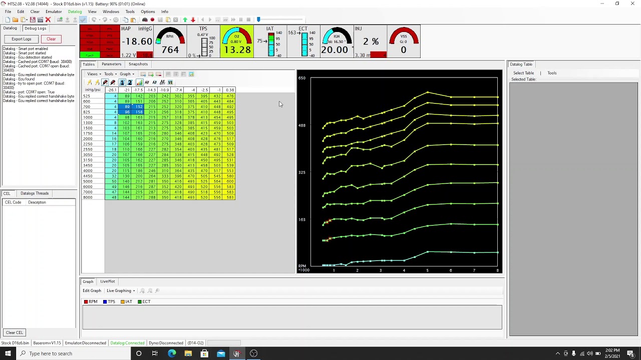 DATALOGGING A CARS ECU SO YOU CAN SEE WHATS GOING ON IN YOUR ENGINE ...