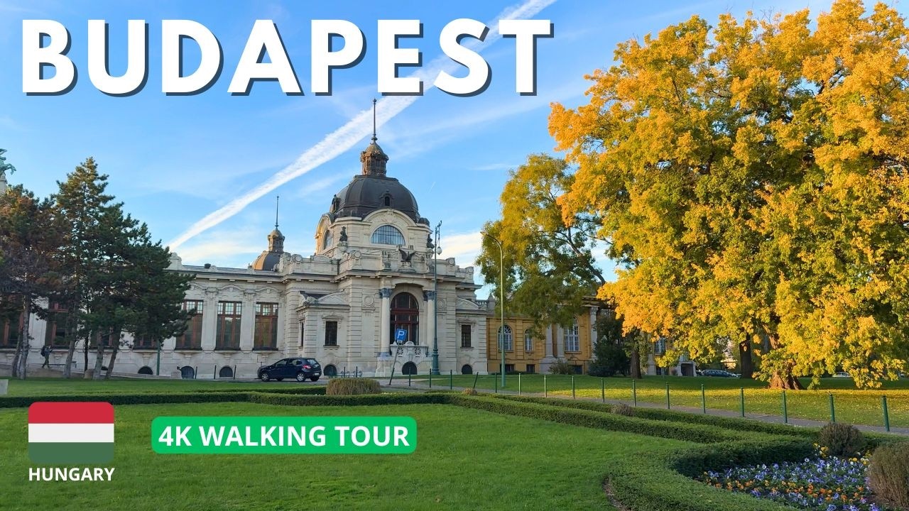 Budapest's Stunning AUTUMN Views: 4K Walking Tour in City Park ...