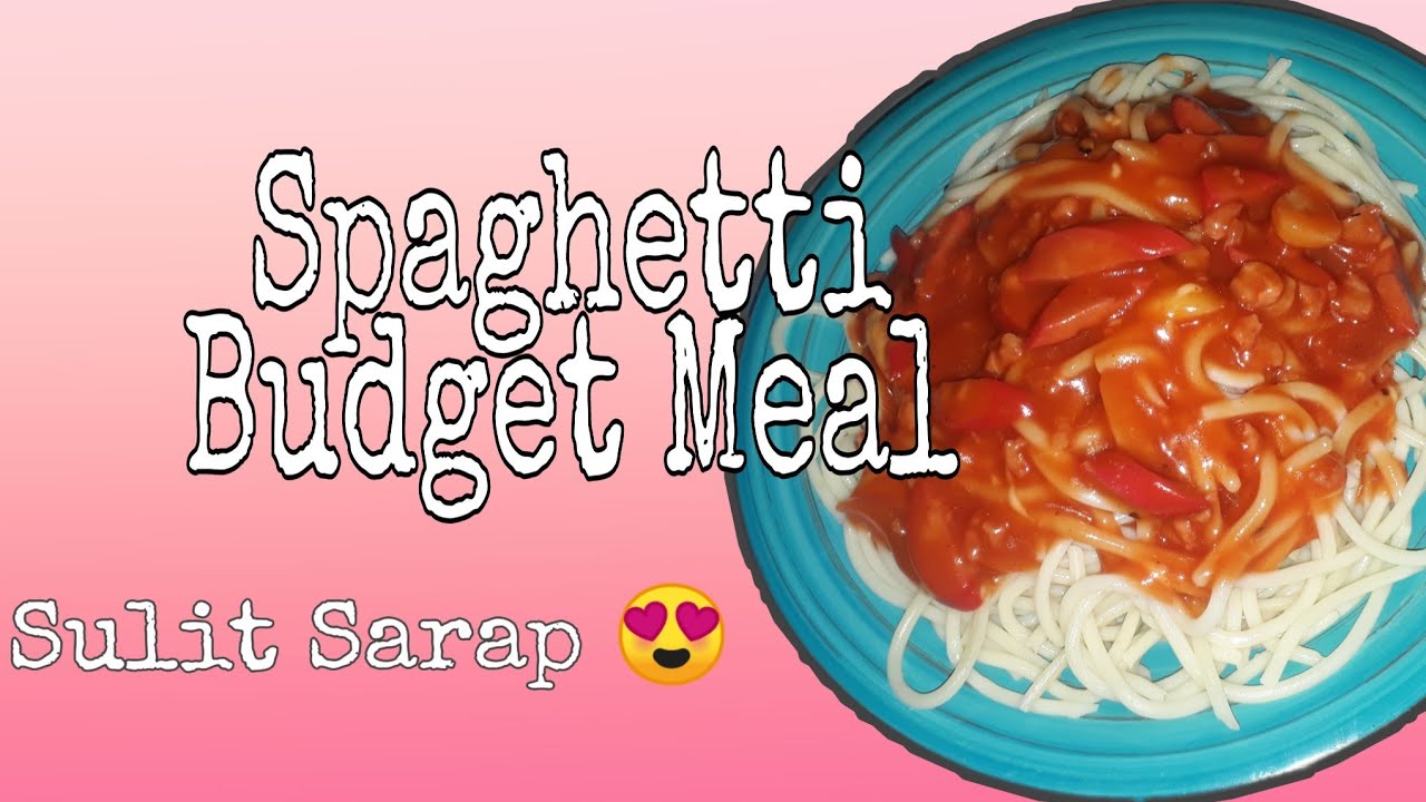 PINOY SPAGHETTI (Budget Meal) | VLOG#2 - YouTube