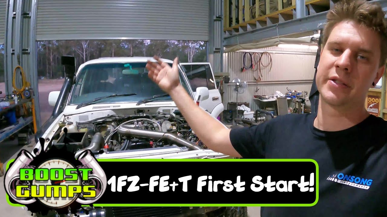 Fab Work and First Start! | Turbo 1FZ-FE 80 Series Build | Episode 4 ...