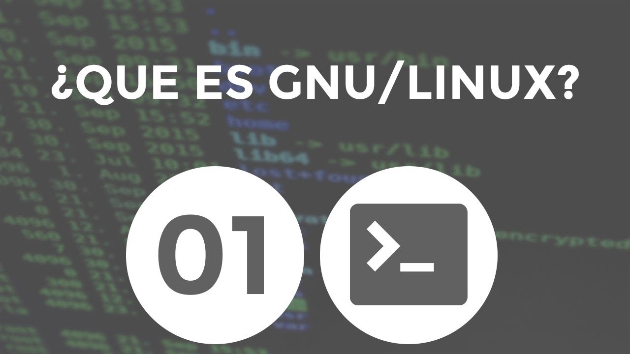 Curso de GNU/Linux – 01. ¿Que es GNU/Linux? - YouTube