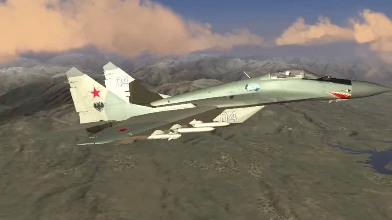 Lock on: Flaming cliffs 2. MiG-29С. Патруль - YouTube