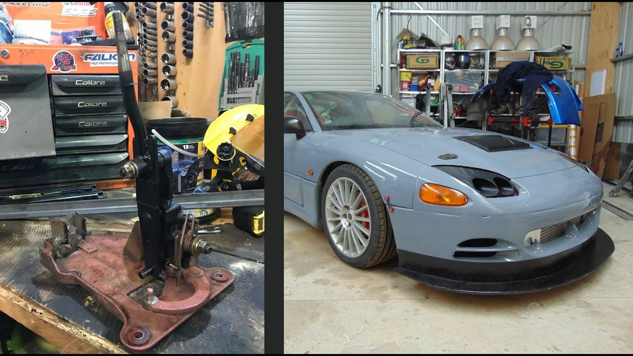 Mitsubishi GTO EP: 20 DIY short shifter - YouTube