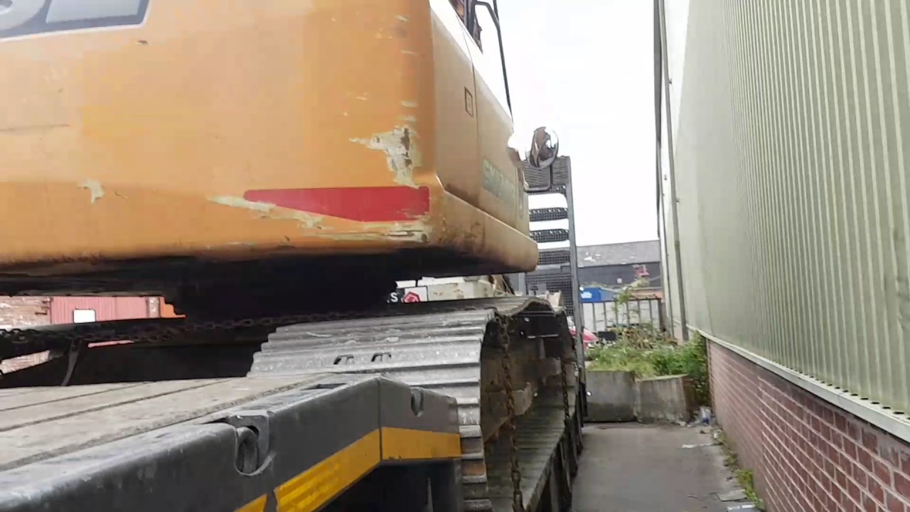 Hgv life...low loader work. - YouTube