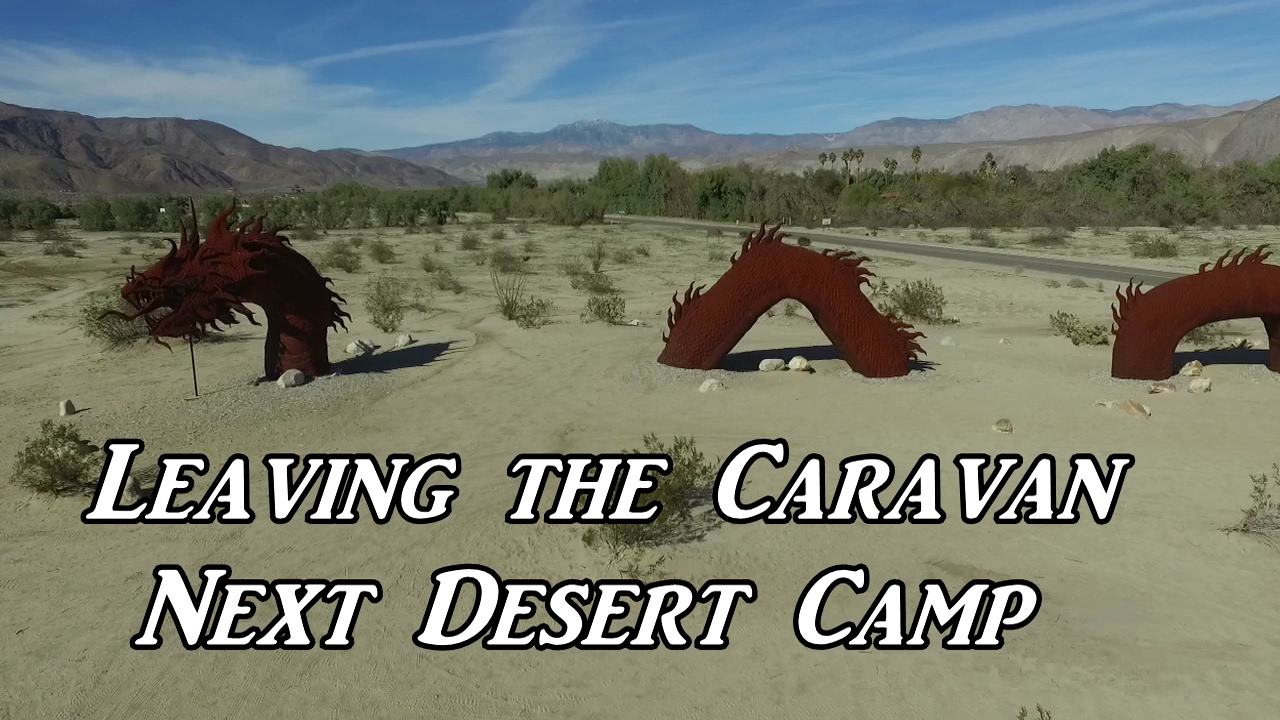 Leaving the Caravan Next Desert Camp VanLife On the Road - YouTube