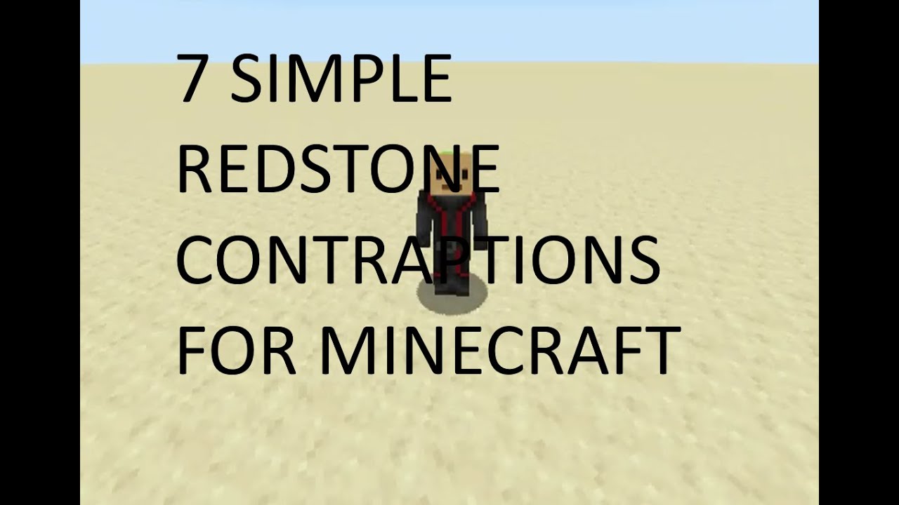 7 simple redstone contraptions 1.19 (Java) - YouTube