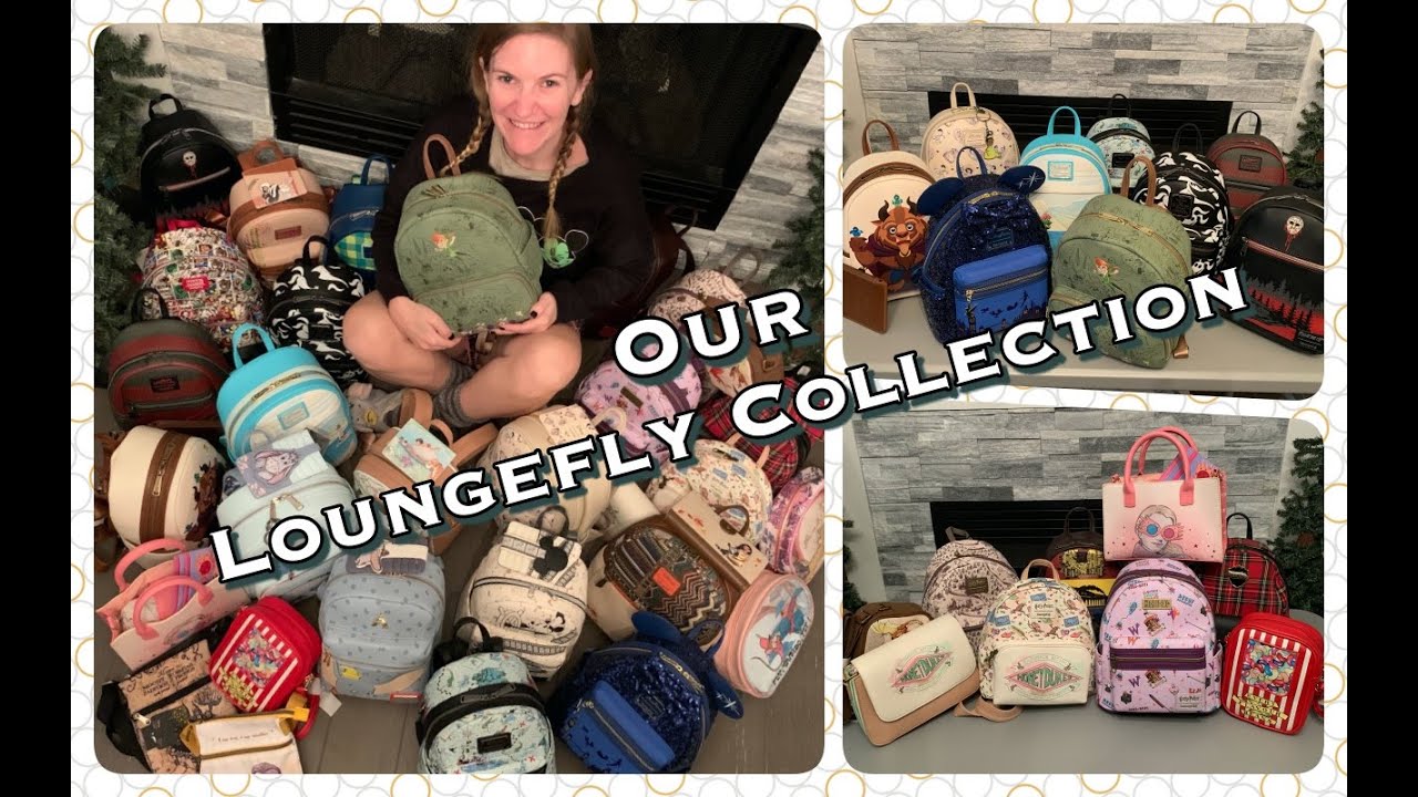 Our Loungefly Collection 💗 - YouTube