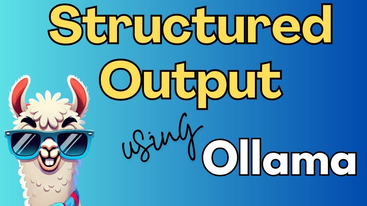 Get Instant Structured Output from Open Source AI models ! - YouTube