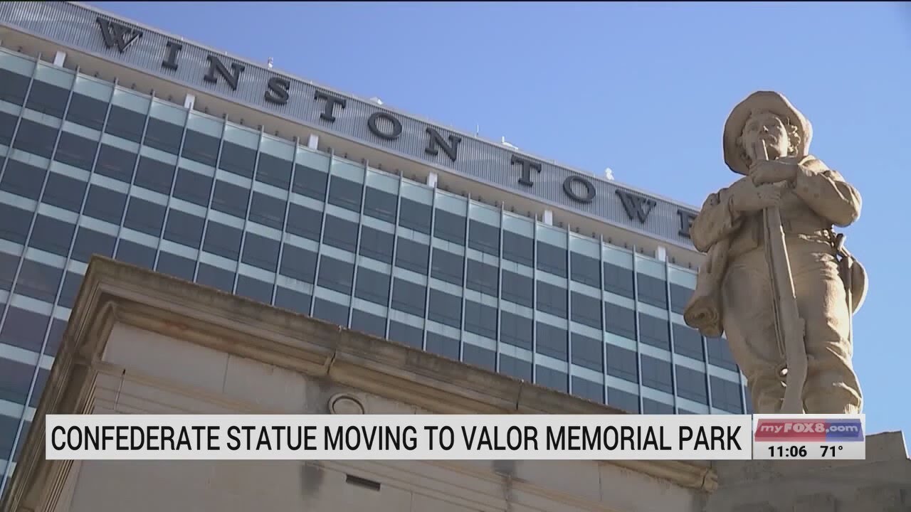 Winston-Salem Confederate statue to be relocated to Davidson County ...