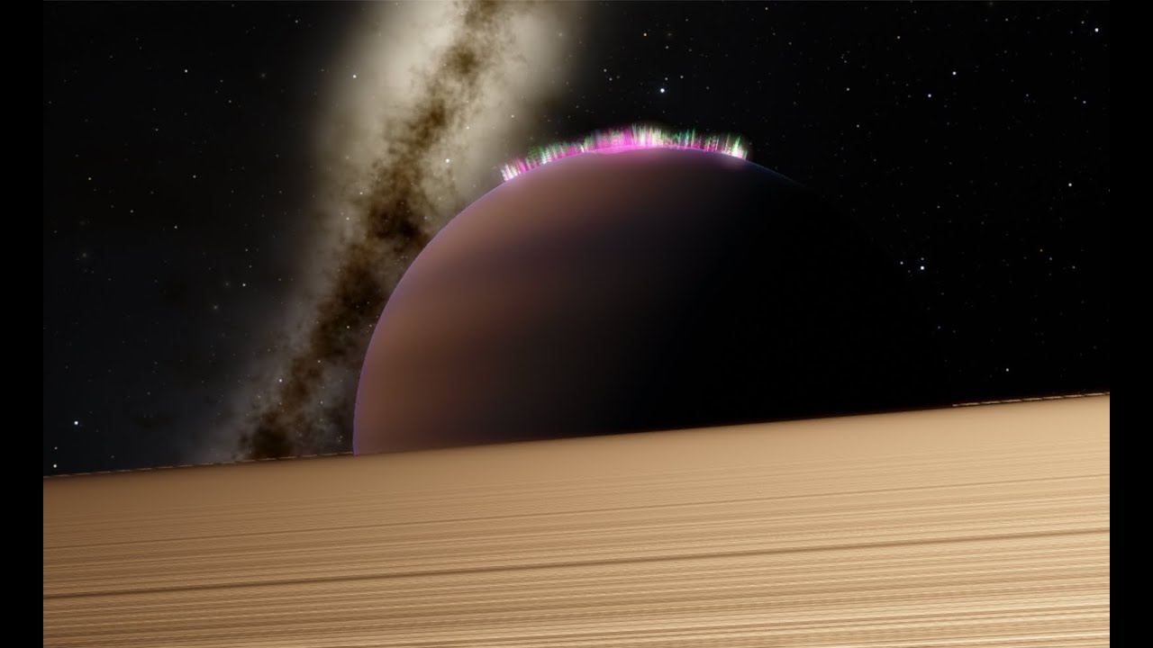 Falling Into SuperSaturn (SpaceEngine) - YouTube
