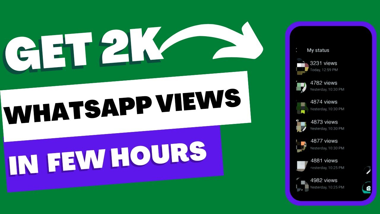 WhatsApp Marketing- Get 2k New WhatsApp Status Views Daily (Secret ...