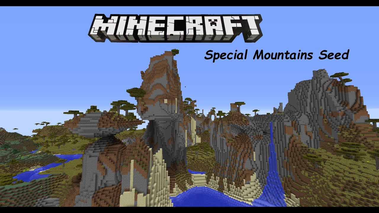 SPECIAL Mountains (Extreme Hills Biom) || Minecraft Seed 1.8.8 - YouTube