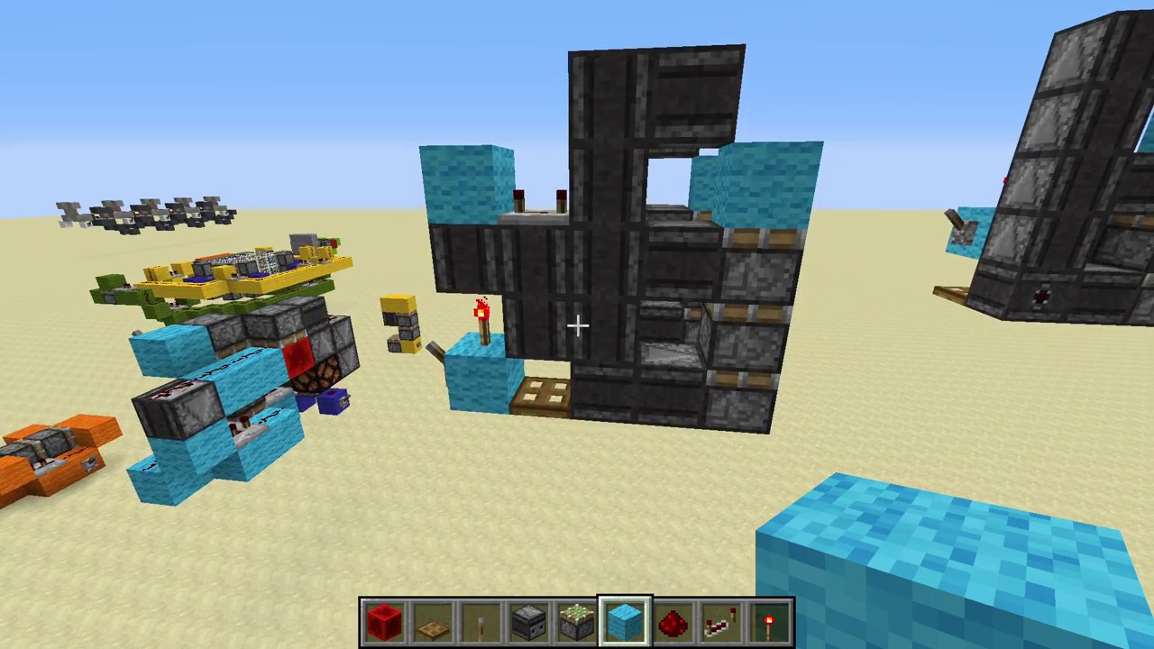 Minecraft Worlds Smallest Upward Triple Piston Extender 5 by 3 by 2 (23 ...