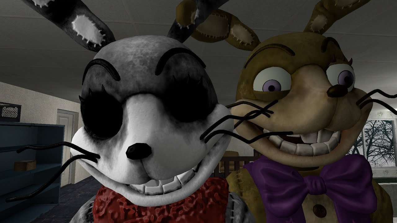 ( fnaf gmod ) glitchtrap brothers - YouTube