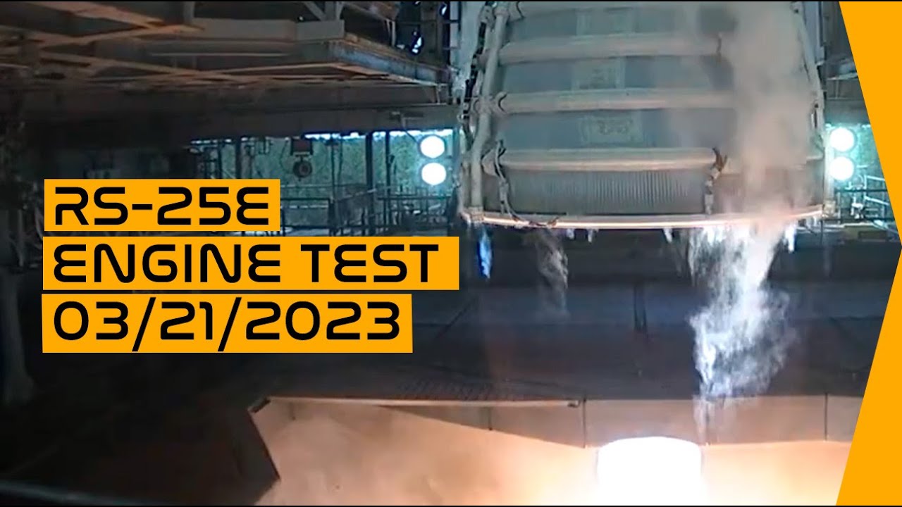RS-25 Engine Test | 03/21/2023 - YouTube