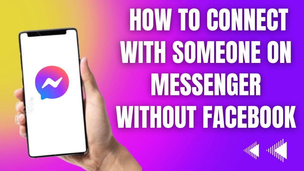 How To Connect With Someone On Messenger Without Facebook - YouTube